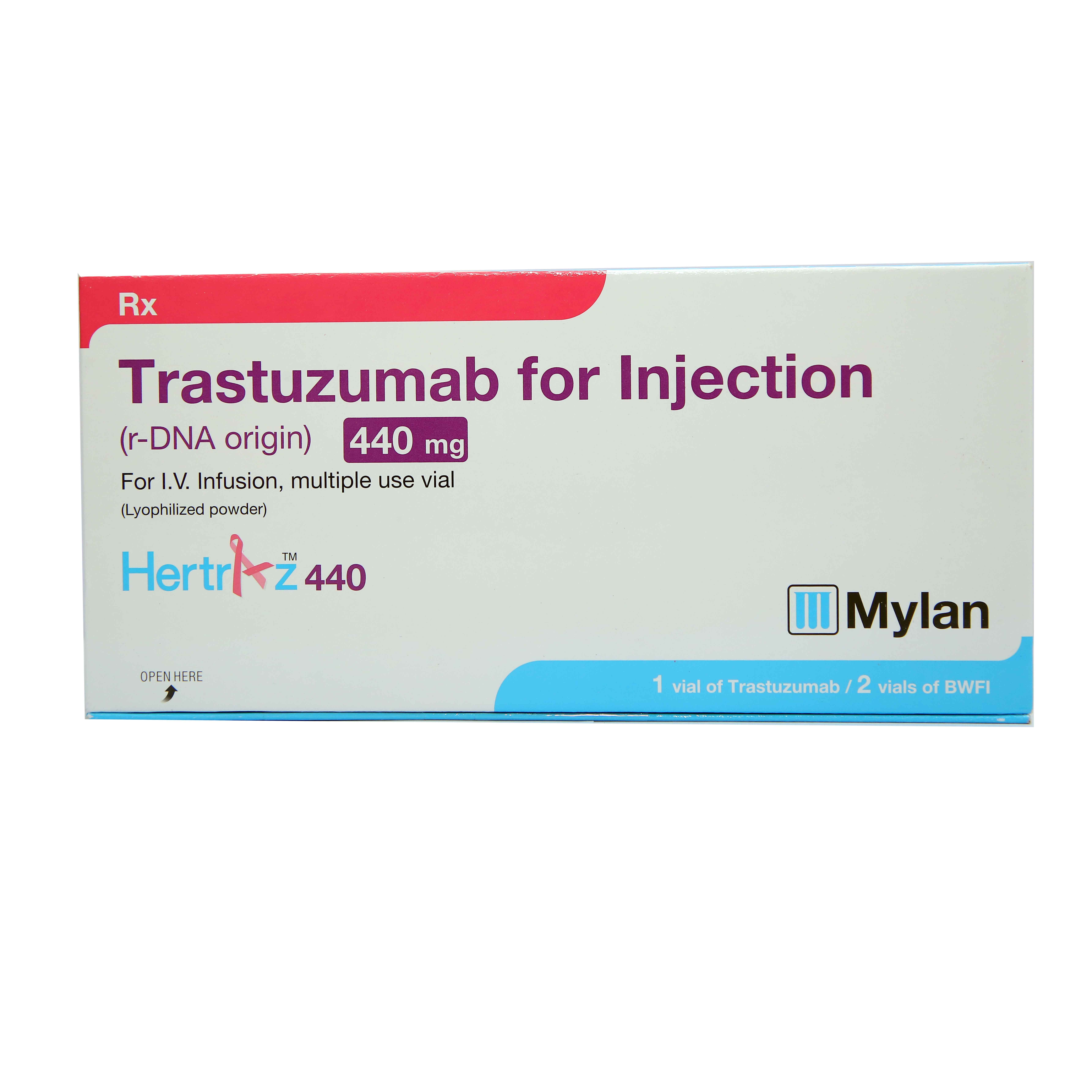 Hertraz 440mg Injection - Onco Healthmart